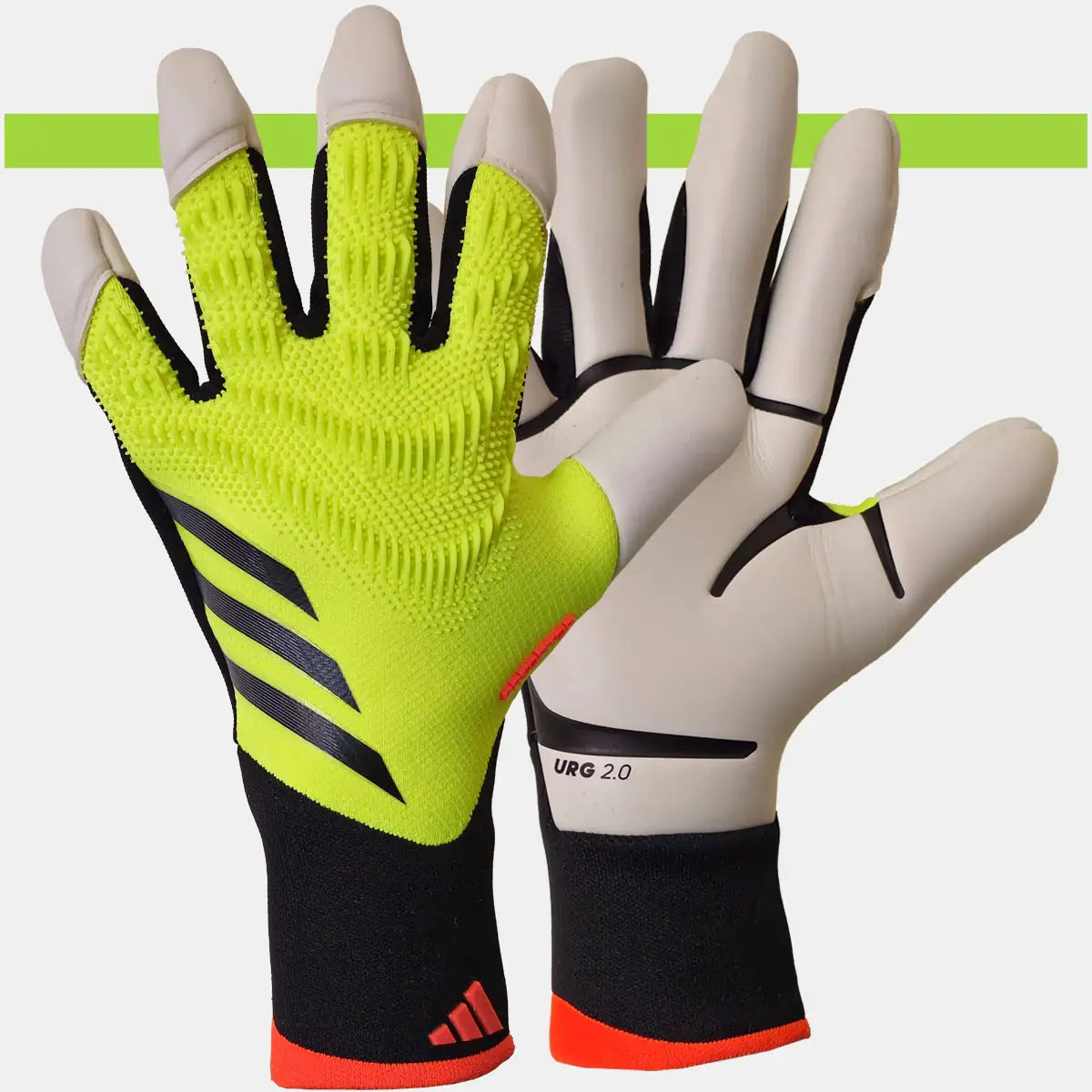 Guanti da portiere Adidas Predator Pro Hybrid Energy Citrus su ...